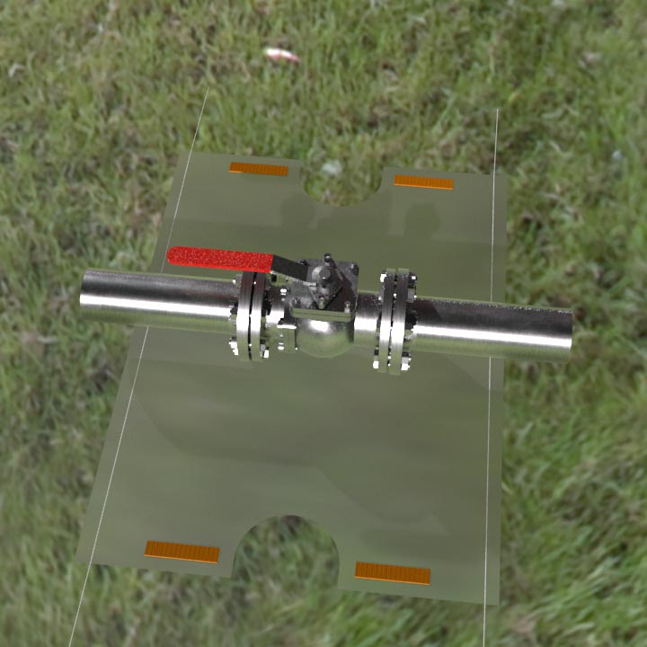 valve safety guards - Clear Pipe joint leakage and spray out guards