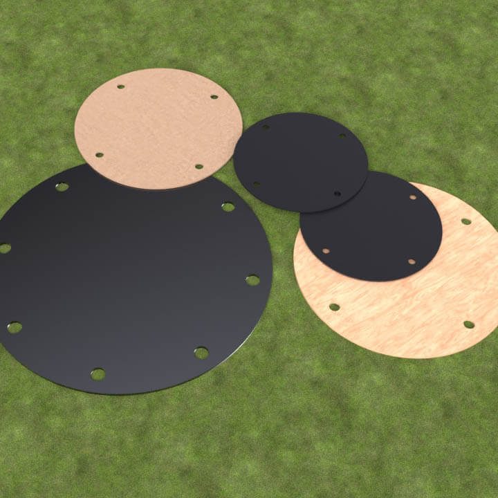 API, ANSI, DIN, AWWA self-adhesive flange discs - Clear Pipe joint ...